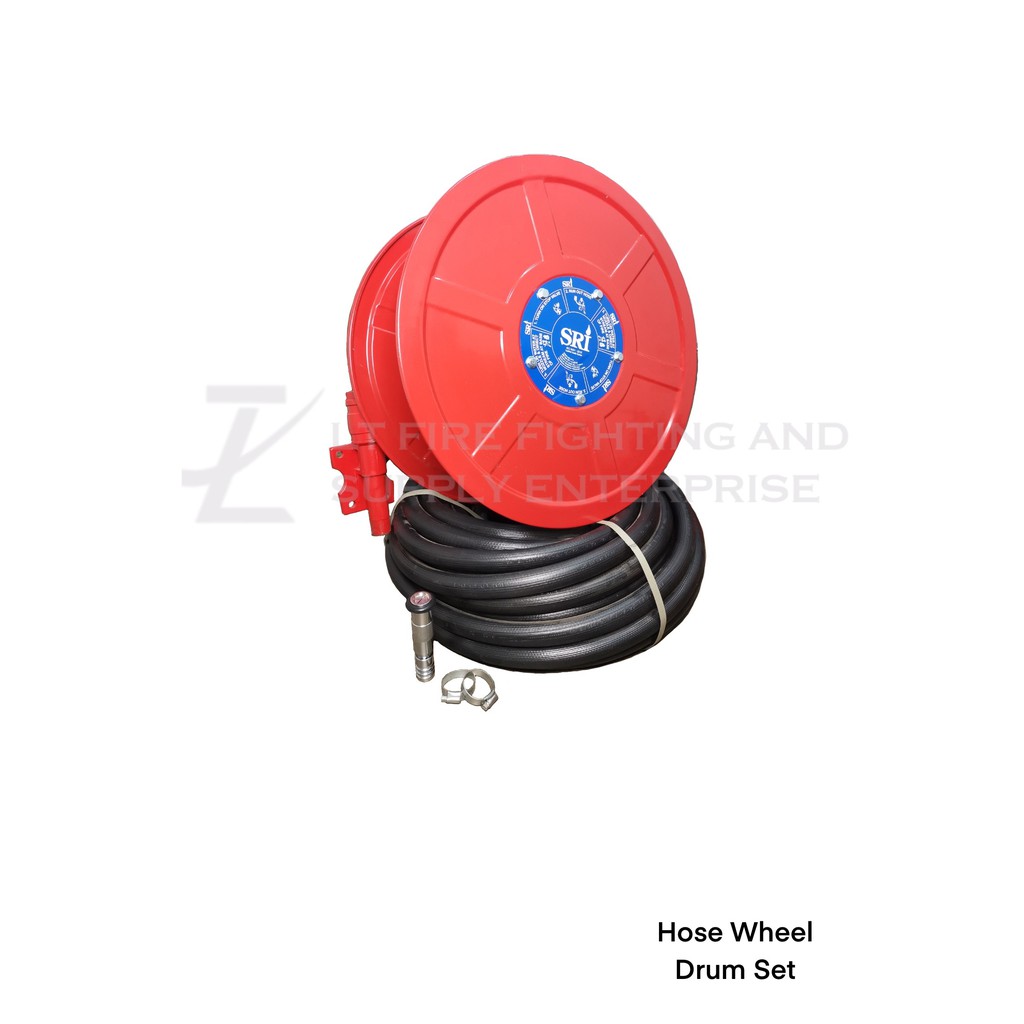 (READY STOCK)SRI Fire Hose reel Complete with Hose,Nozzle and Clips ...