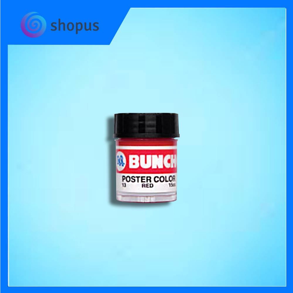 Buncho PC15CC Poster Color 13 Red - 6/Box | Shopee Malaysia