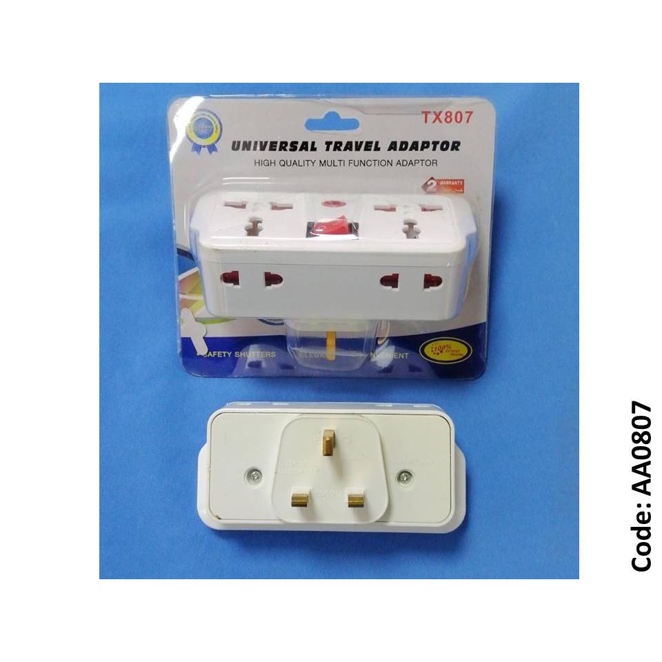 2 GANG International Universal Multi Adaptor/Travel Plug/Socket/Adapter ...