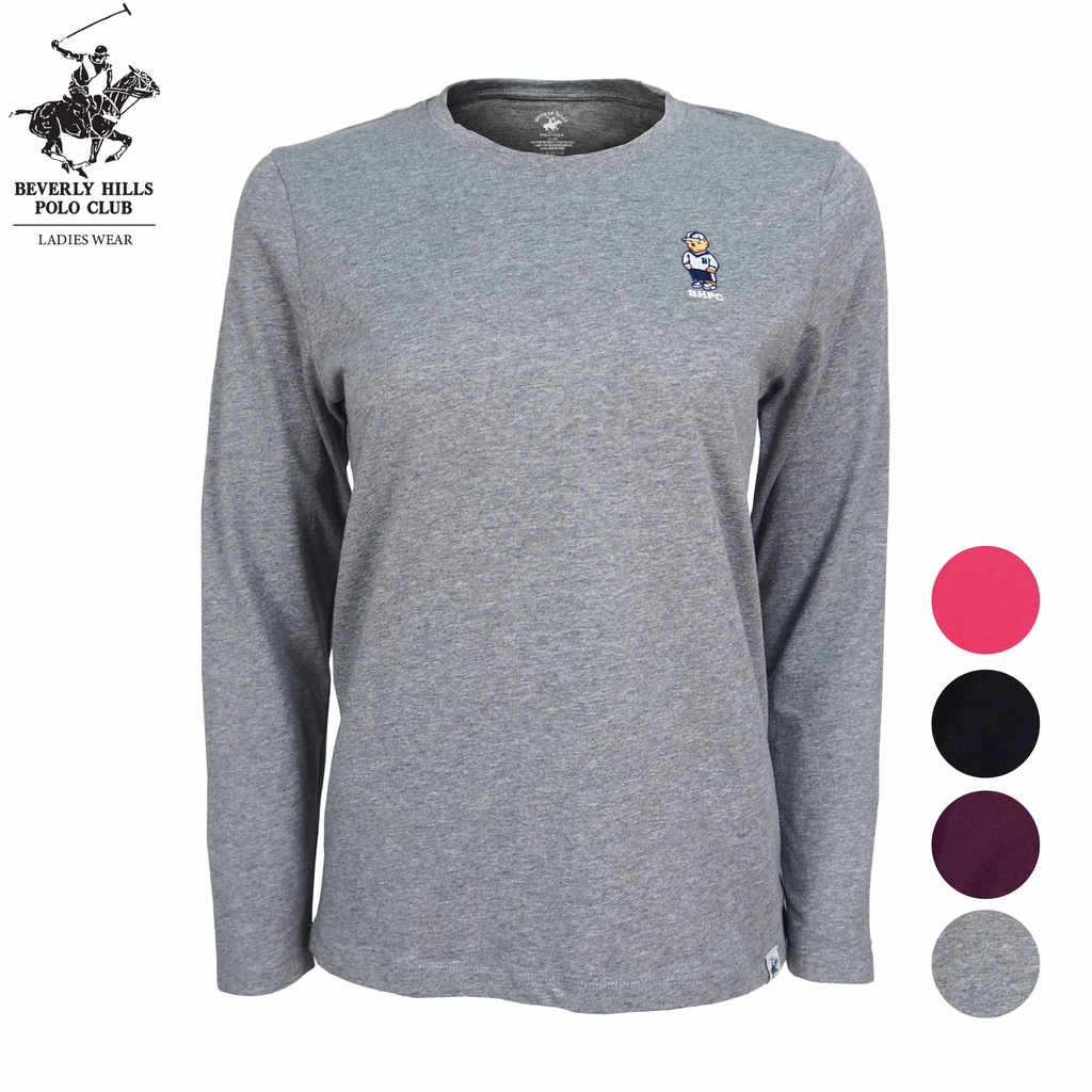 BHPC Women Polo Long Sleeve Shirt Bear Collection | Shopee Malaysia