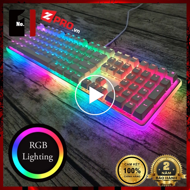 Royal Kludge RK918 Led Rgb Mechanical Keyboard Wireless Gaming | Shopee ...