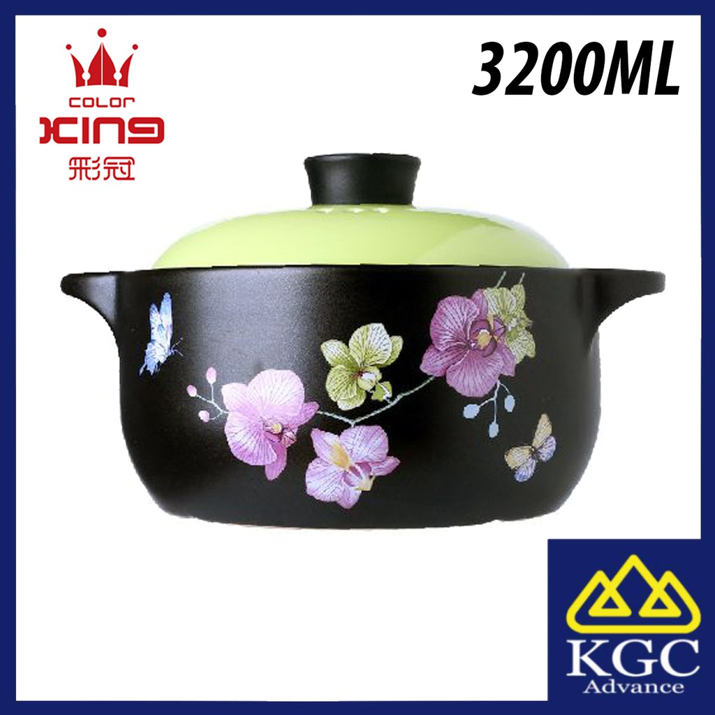 Color King Stock Pot Ceramic Healthiest Cookware - Green (3200ml ...