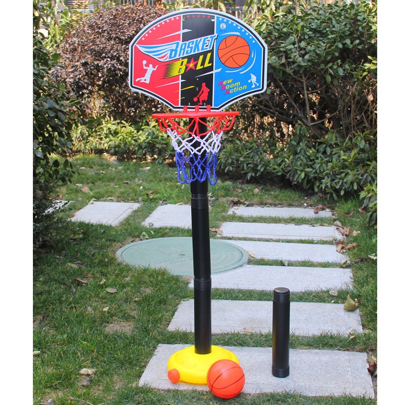Kids Basketball Hoop Set with Adjustable 94CM Stand Indoor Outdoor Game ...