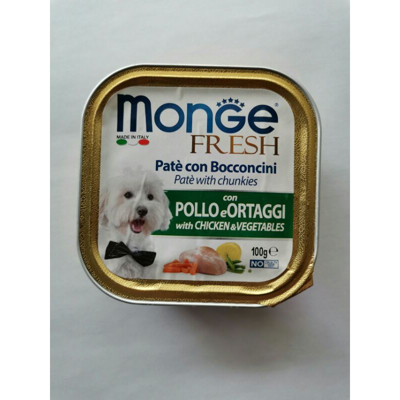 Monge fresh dog food 100g | Shopee Malaysia