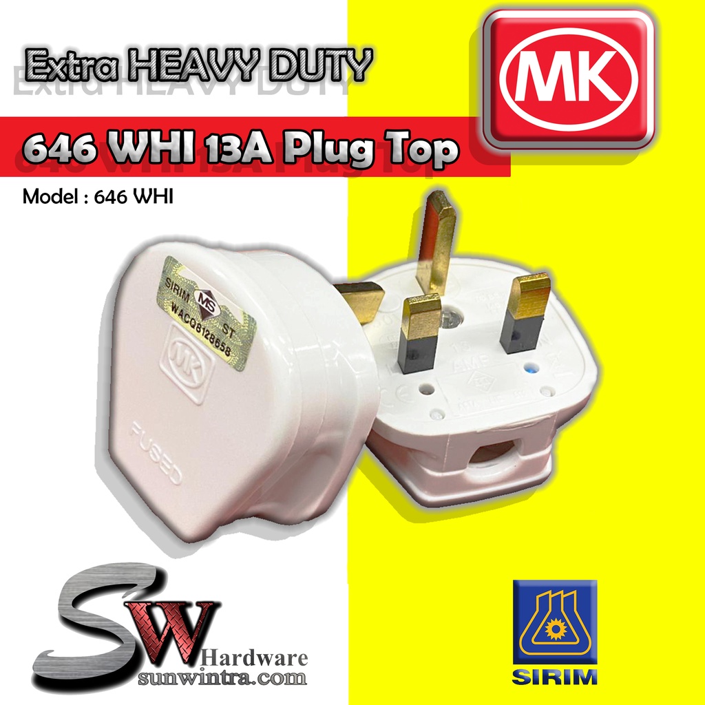 MK646 13A EXTRA HEAVY DUTY PLUG TOP 3PIN MK 646 | Shopee Malaysia