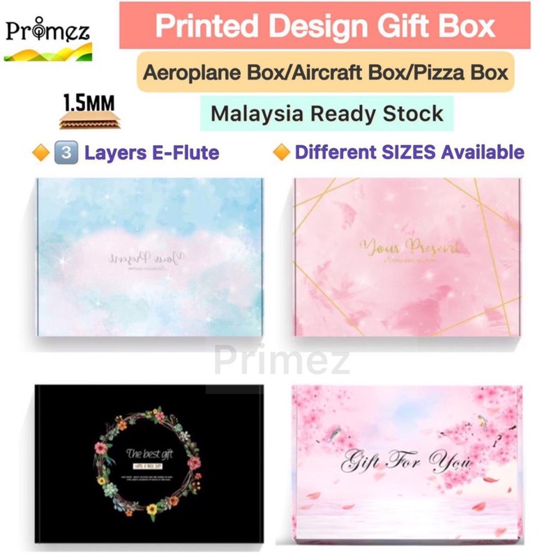 Printed Design Gift Box AirCraft Paper Box Airplane Box Pizza Box ...