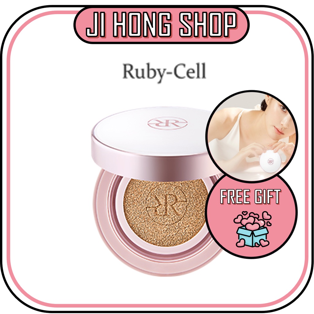 [ RUBY-CELL ] INTENSIVE 4U GLOW AMPOULE CUSHION SPF50+/PA++++ Cushion 12g + Refill 12g ...