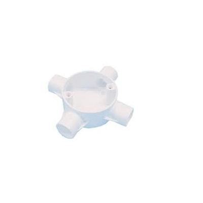 PVCLINK PCB PVC Box 1/2/3/4 Ways & Angle 20mm/25mm White (cupex ...