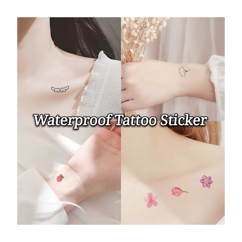 Doodle Tattoos Waterproof tattoo sticker Temporary tattoos Long Lasting ...