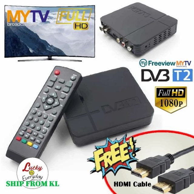 MY TV My freeview DVB-T2 TV Decoder Turner Reveiver dvbt2 Full HD PVR ...