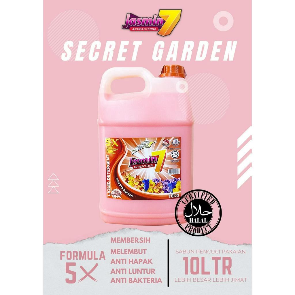 Jasmin7 Liquid Detergent / Laundry Detergent 10KG | Shopee Malaysia
