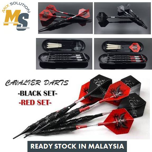 CAVALIER Premium Electronic Darts Set of 3 Soft Tip Dart 18g | Shopee ...
