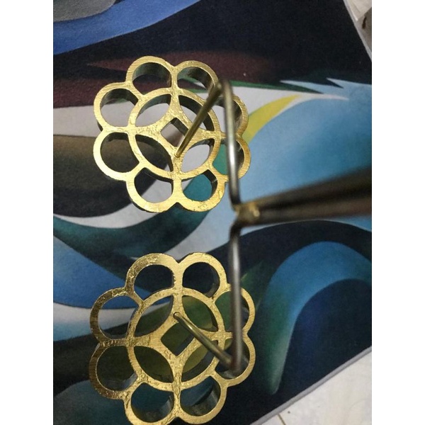 Acuan Bunga Durian/Kuih Ros Tembaga Kembar 2. | Shopee Malaysia