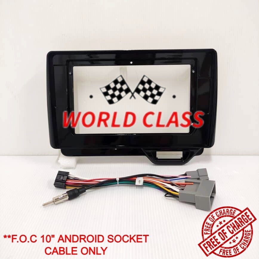HONDA N-BOX 2017-2020 ANDROID 10" CASING (FREE PLUG & PLAY CABLE) NBOX ...