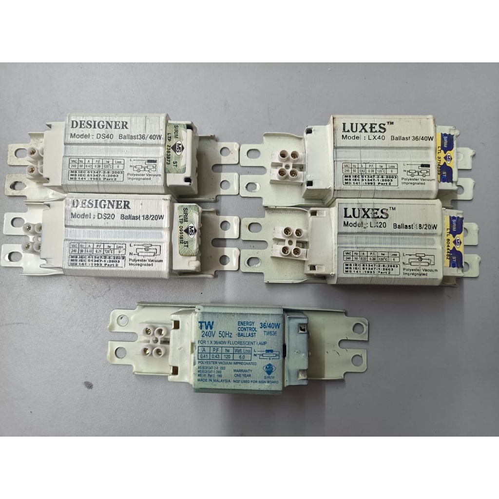 Choke Ballast 18W/20W ; 36W/40W - Sirim | Shopee Malaysia
