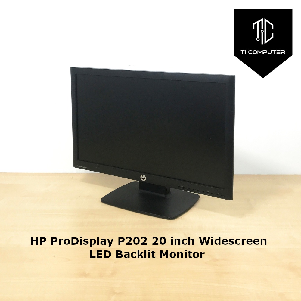 HP ProDisplay P202 20 inch Widescreen LED Backlit Refurbished Monitor | Shopee Malaysia