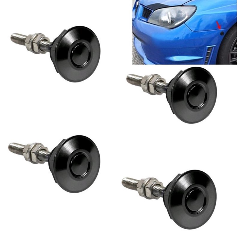 2pcs Universal 32mm Quick Release Alloy Push Button Hood Bonnet Pin ...