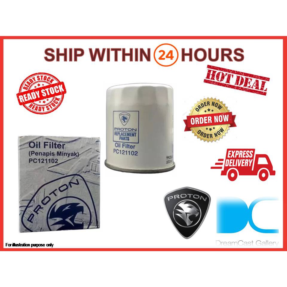 Proton Oil Filter PC121102 (Genuine) | Shopee Malaysia