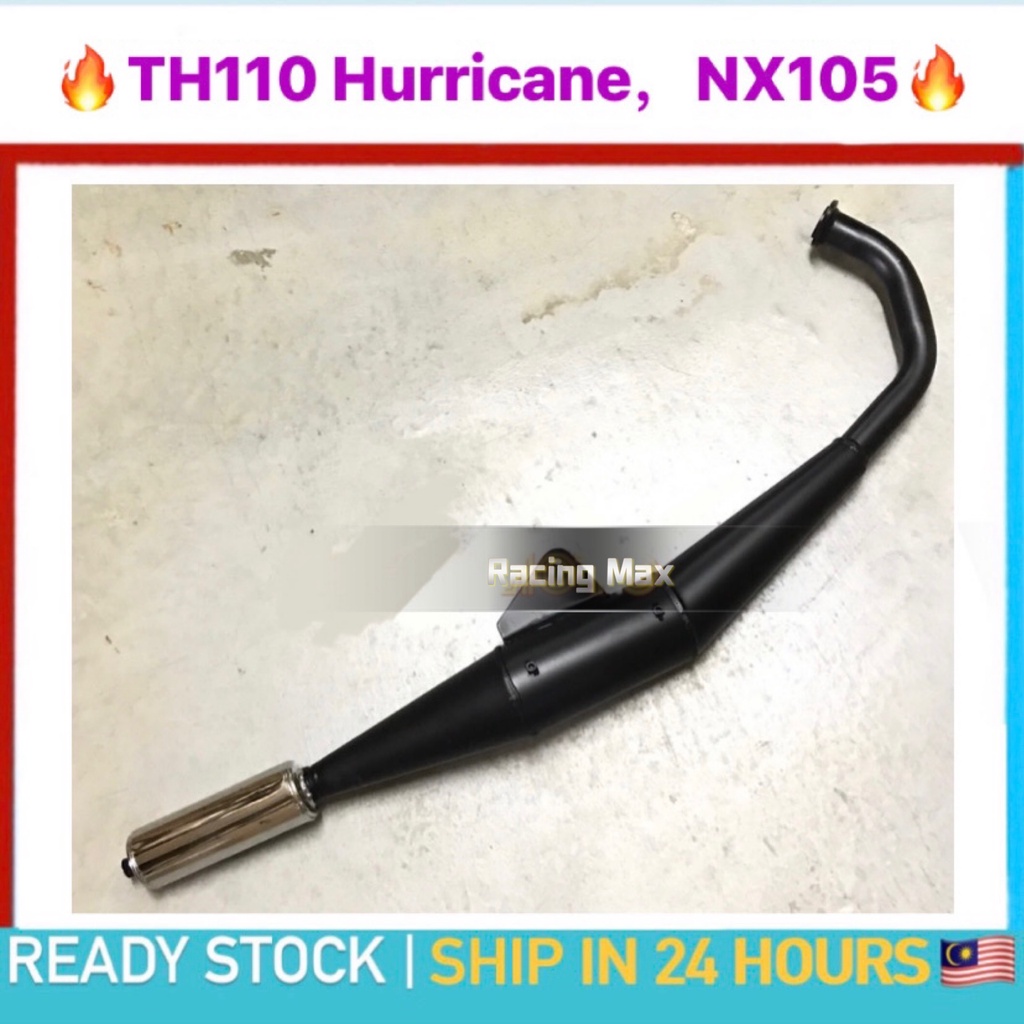 Honda TH110 TH 110 Hurricane NX105 NX 105 Exhaust Muffler Pipe Assy ...