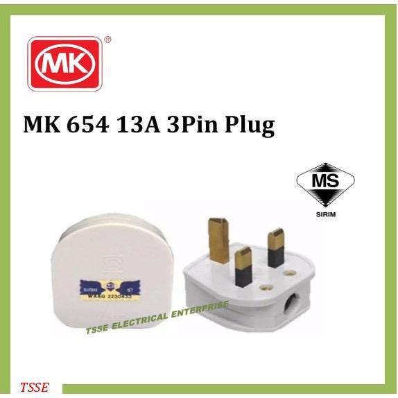 MK 654 plug top 13A (SIRIM) | Shopee Malaysia