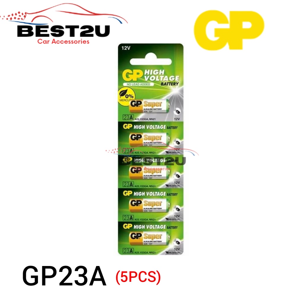 GP Lithium Batteries 12V | GP23A | GP27A | Car Remote Battery | Shopee ...