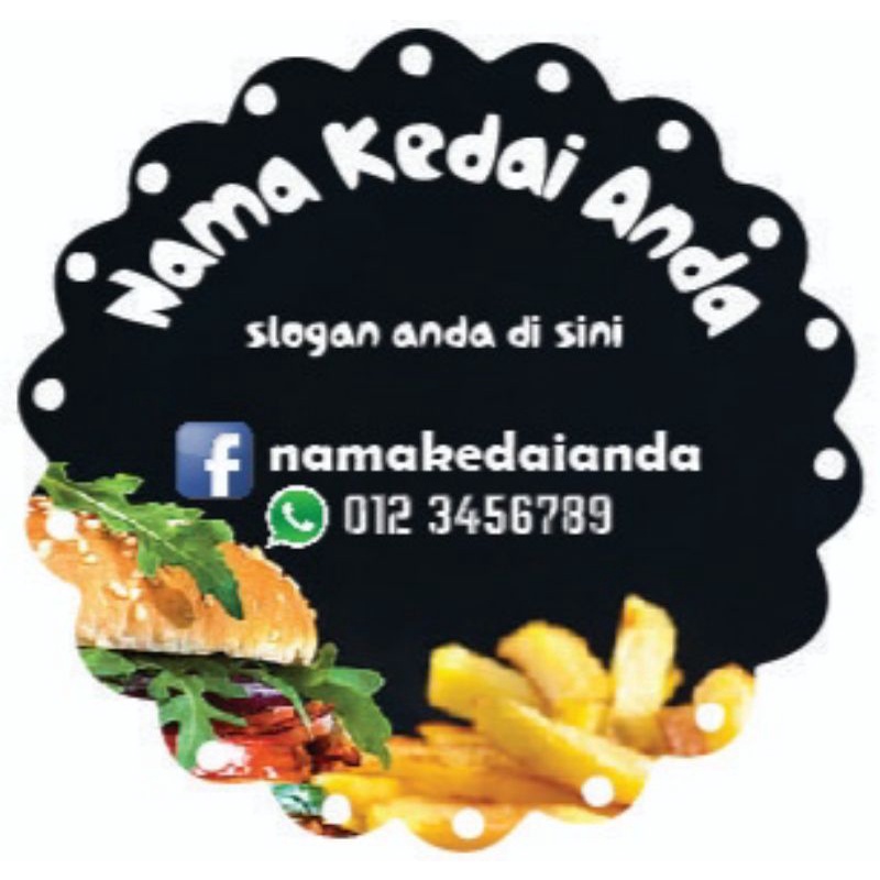 Tempahan Sticker Label | PVC Sticker Kalis Ai | Shopee Malaysia