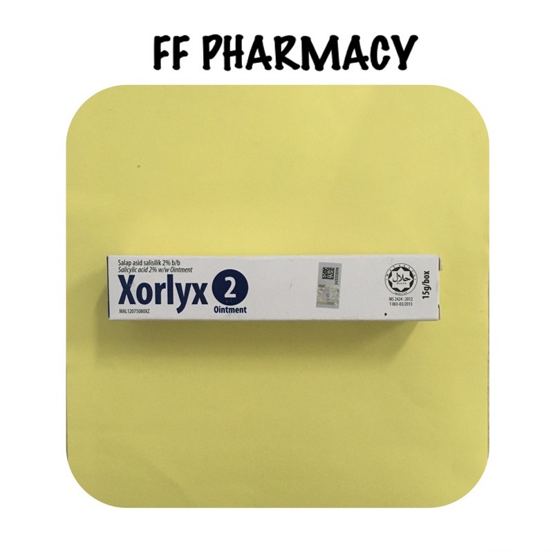 Xorlyx 2 Salicylic Acid 2% w/w Ointment 15g [EXP APR 2026] | Shopee ...