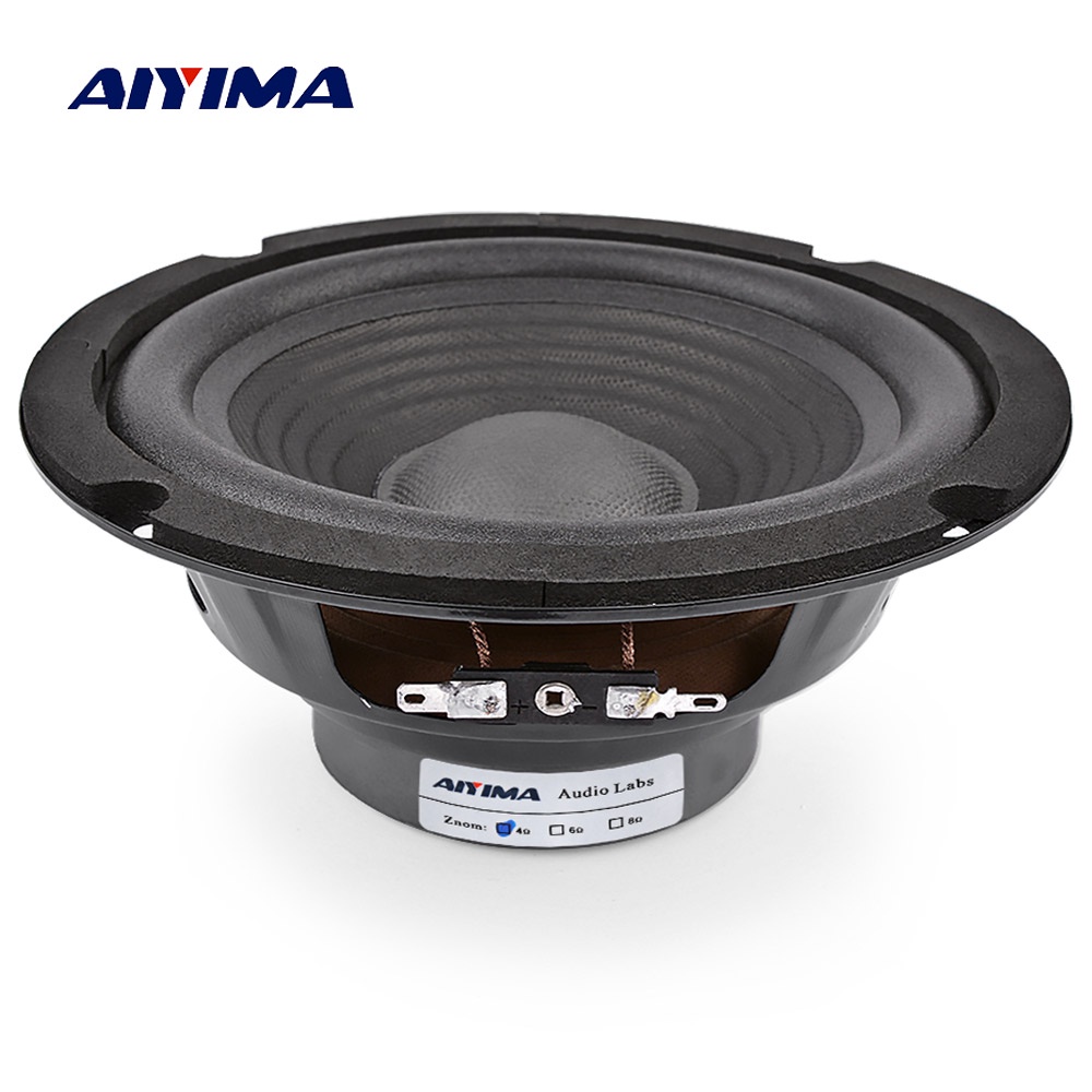 AIYIMA 1Pcs 150W 6.5 Inch Midrange Bass Speaker 4 / 8 Ohm Midrange Speaker Amplifier Sound ...