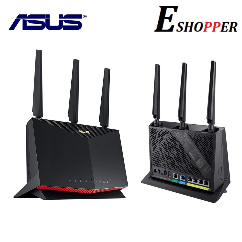 ASUS RT-AX86U AX5700 DUAL BAND WIFI 6 GAMING ROUTER | Shopee Malaysia