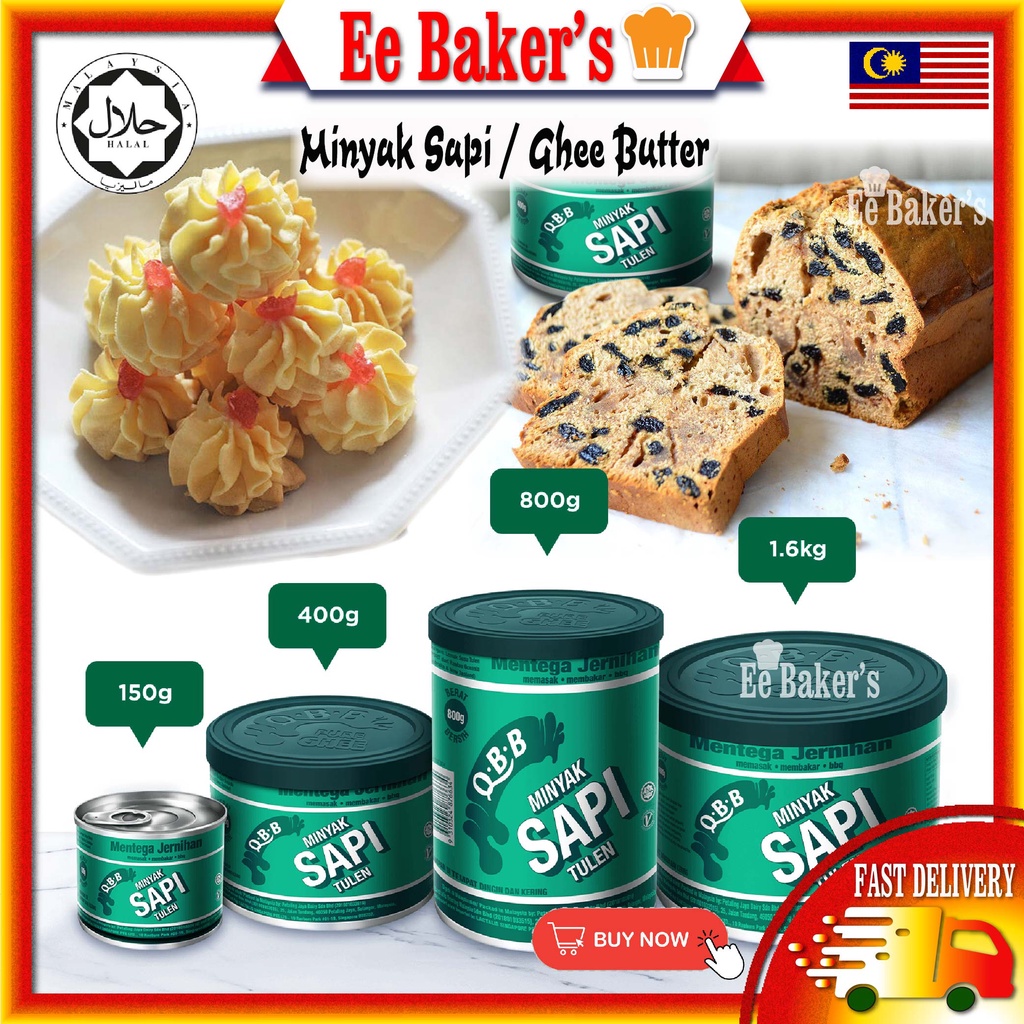 QBB Pure Ghee Clarified Butter minyak sapi 100% halal 酥油 纯黄油 | Shopee Malaysia