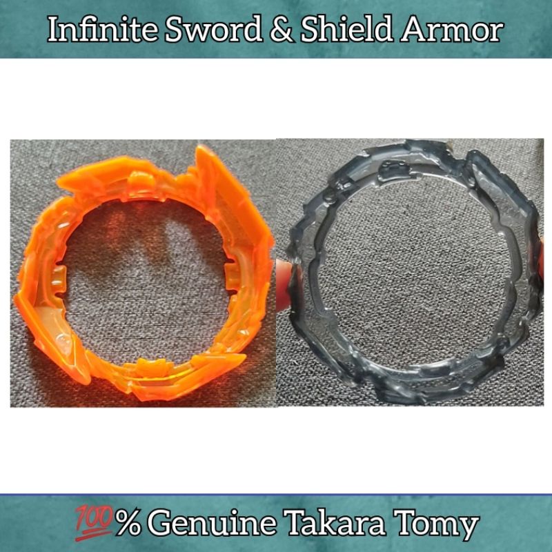 Infinite Achilles Sword and Shield Armor Beyblade Takara Tomy | Shopee ...