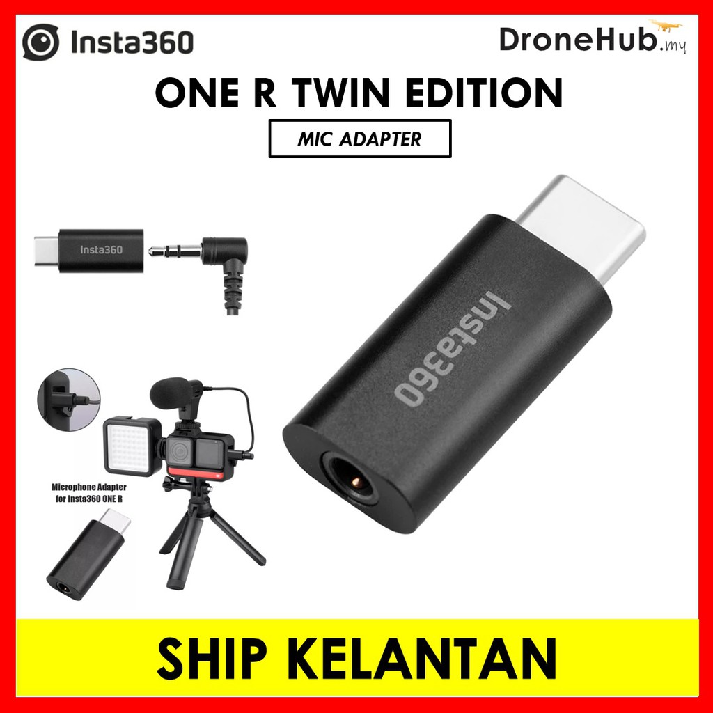 Insta360 One R Mic Adapter ( Original Warranty ) | Shopee Malaysia