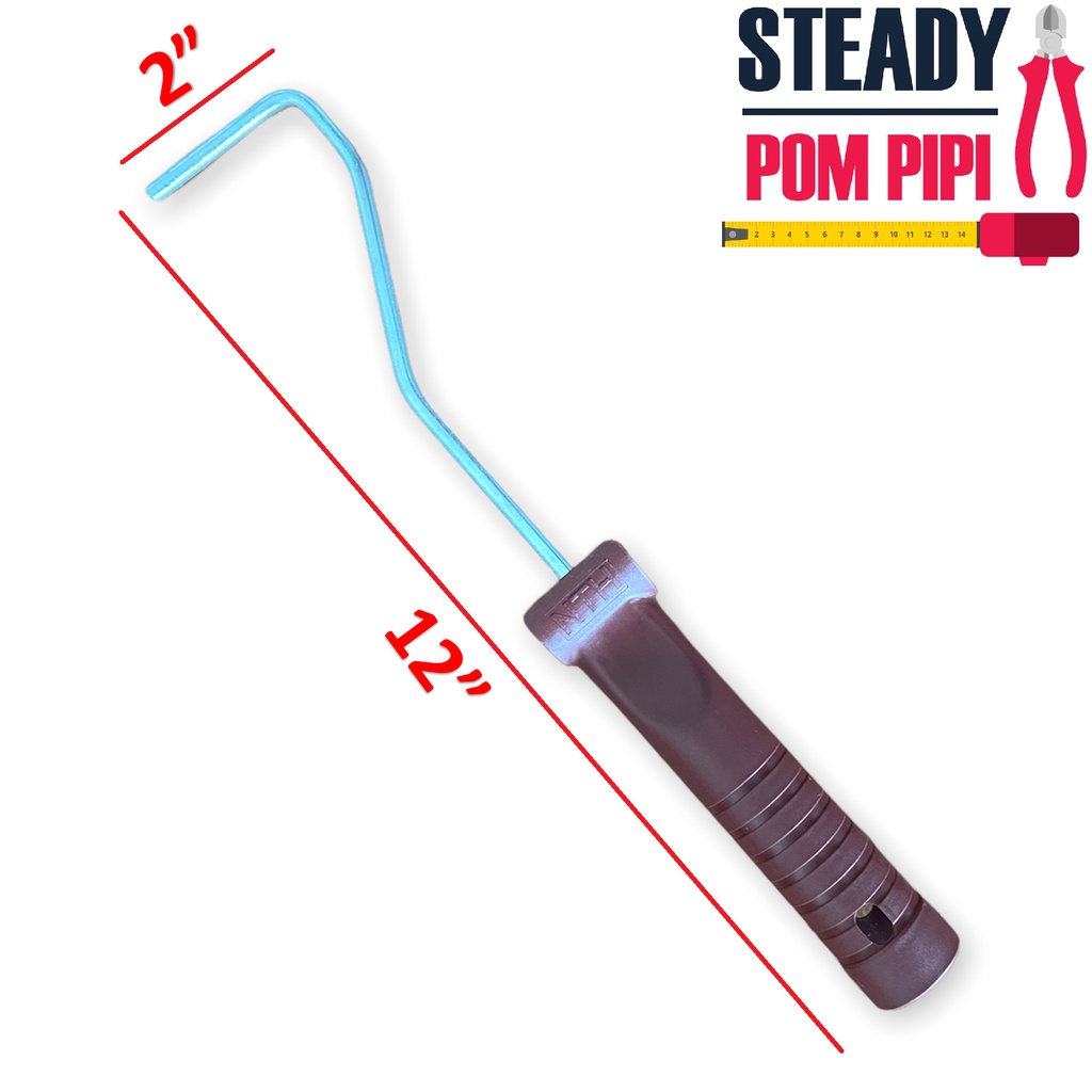 2" QUALITY PAINT ROLLER HANDLE / 2INCH BATANG ROLLER CAT / 漆禄柄 | Shopee ...