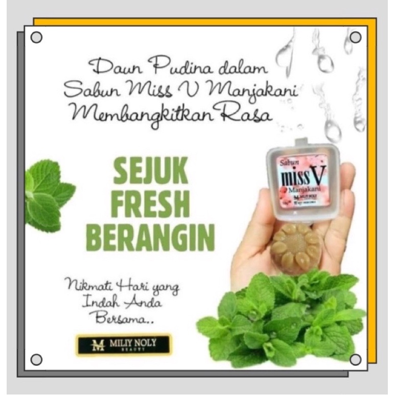 💯ORIGINAL Sabun MISS V Manjakani by MiliyNoly Beauty 18g | Shopee Malaysia