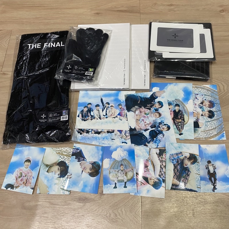 🔥CLEARANCE🔥 OFFICIAL BTS WINGS TOUR The Final Merchandise Scarf Gloves ...