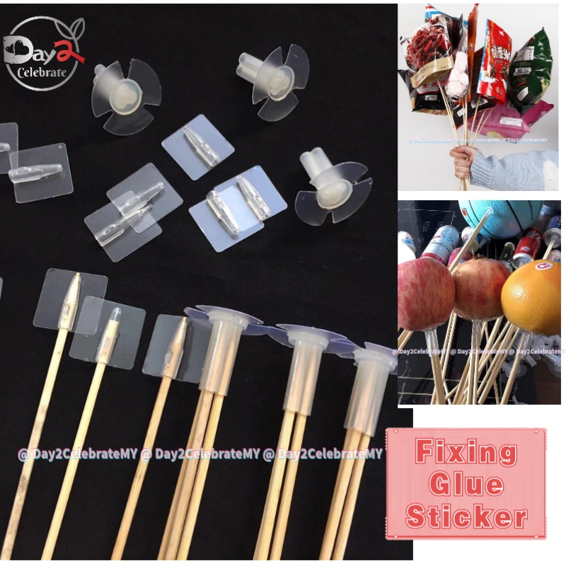Fixing Glue Sticker Bouquet Sticker Rubber Cup Adhesive Tape Holder ...