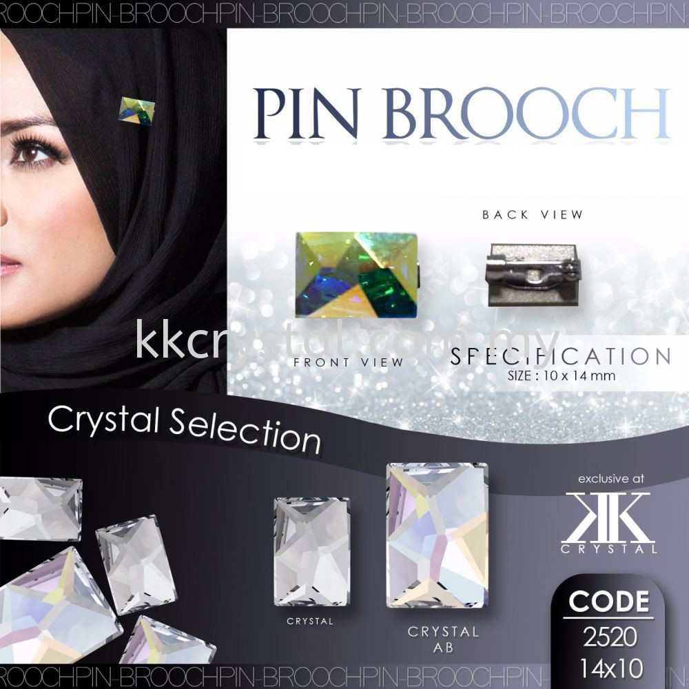 SW Pin Brooch, 2520 Cosmic 14x10mm, | Shopee Malaysia