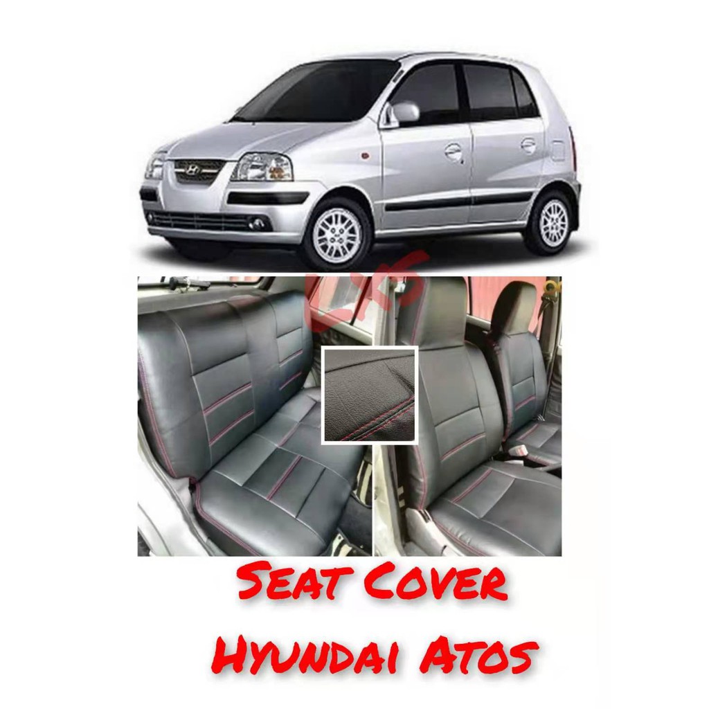 HYUNDAI ATOS FULL SET CAR SEAT COVER 90% FIT FULL COVER WATERPROOF PVC ...