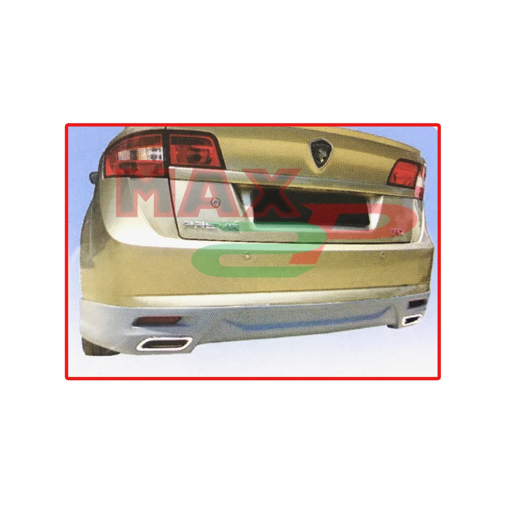 Proton Preve (2012) Sport Rear Back Bumper Skirt Skirting With Pipe ...