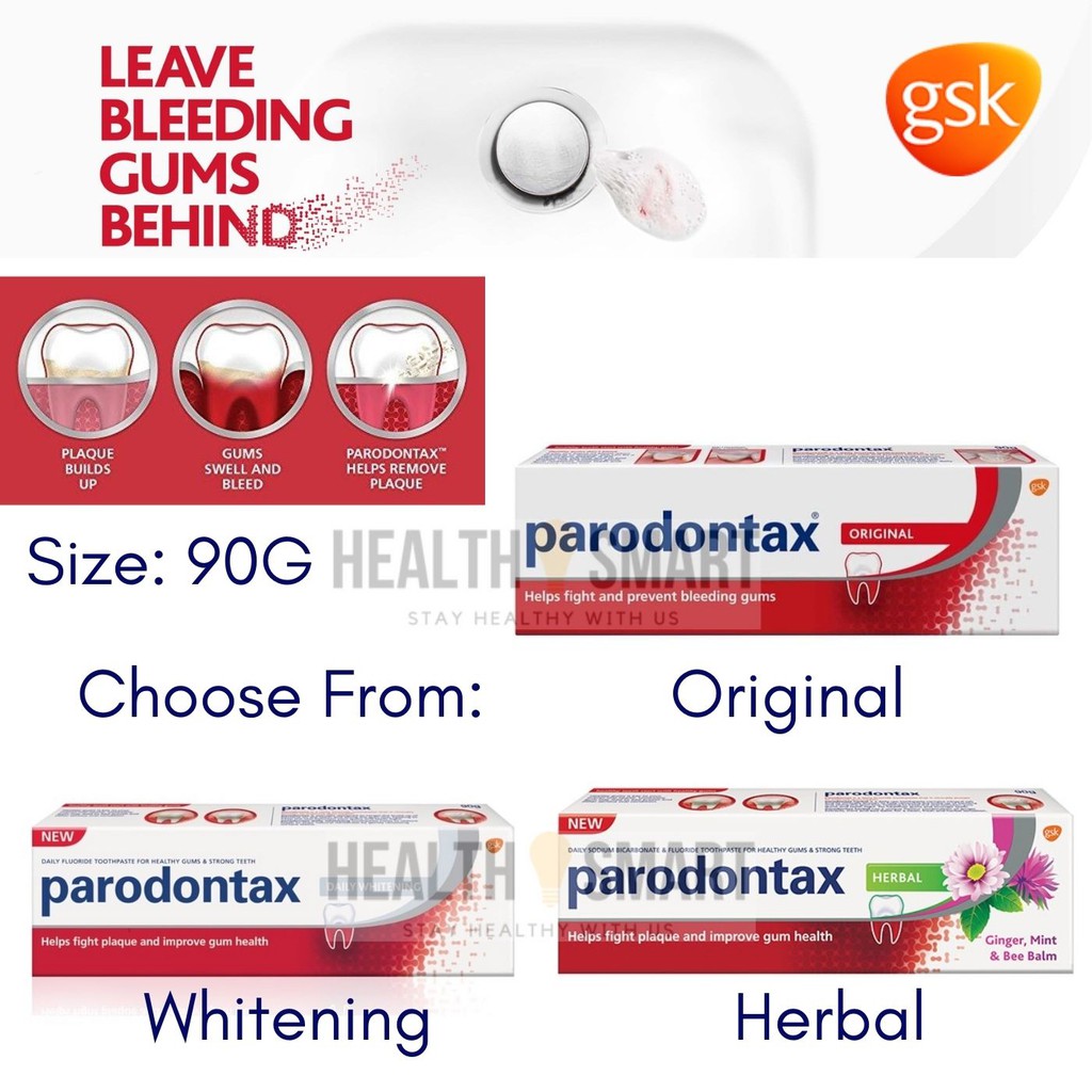 Parodontax Daily Fluoride Toothpaste 90g Parodontax Original Twinpack 90gx2 / Parodontax ...