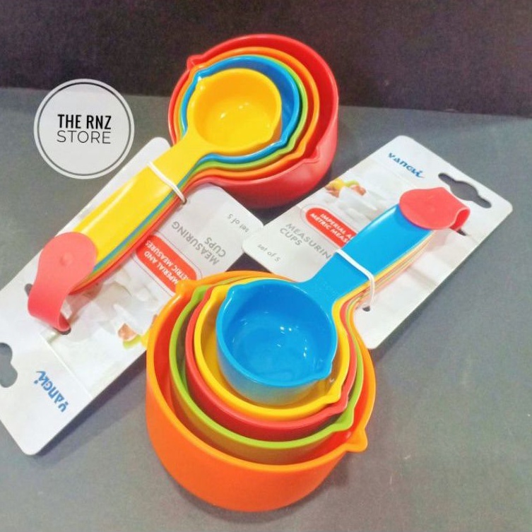 High Quality Measuring Cup (Set Of 5) | Shopee Malaysia