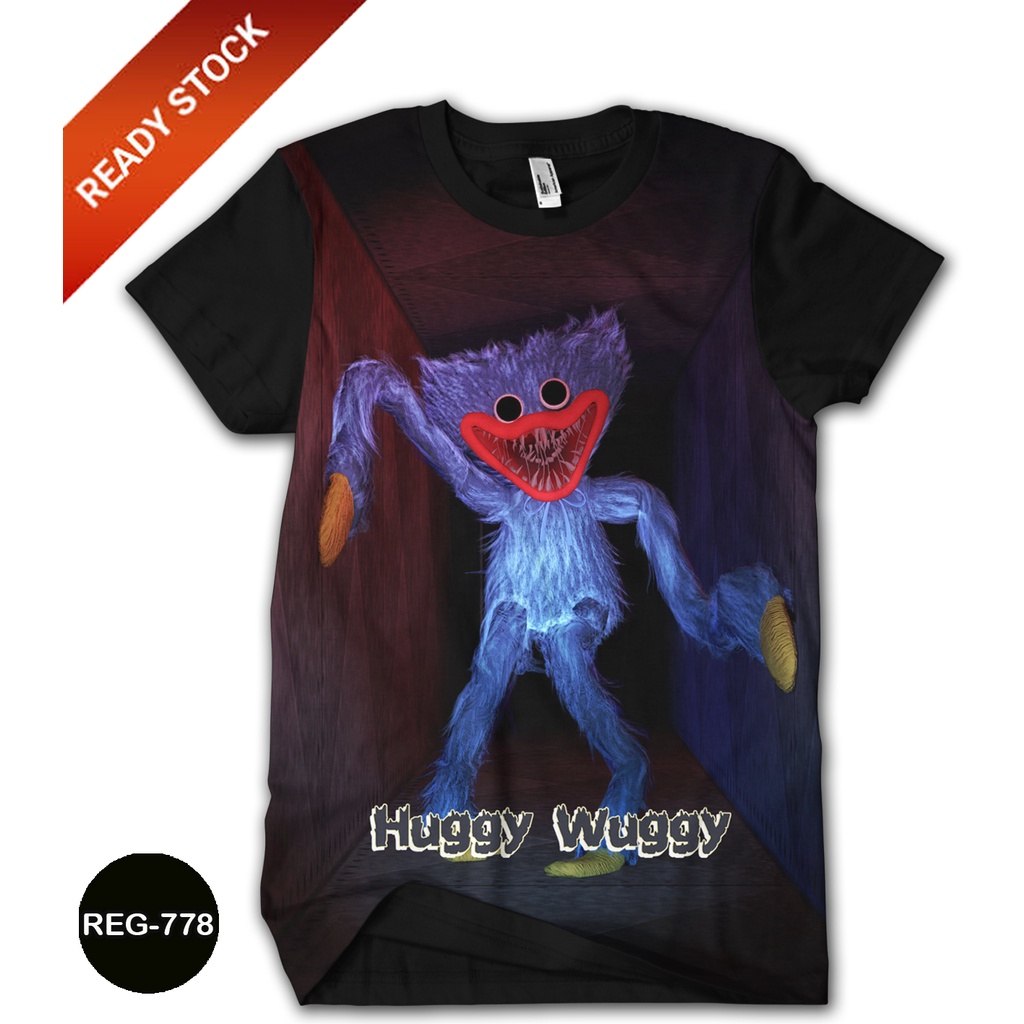 Poppy Playtime fun game Huggy Wuggy T-shirt Children's Clothes Cartoon ...