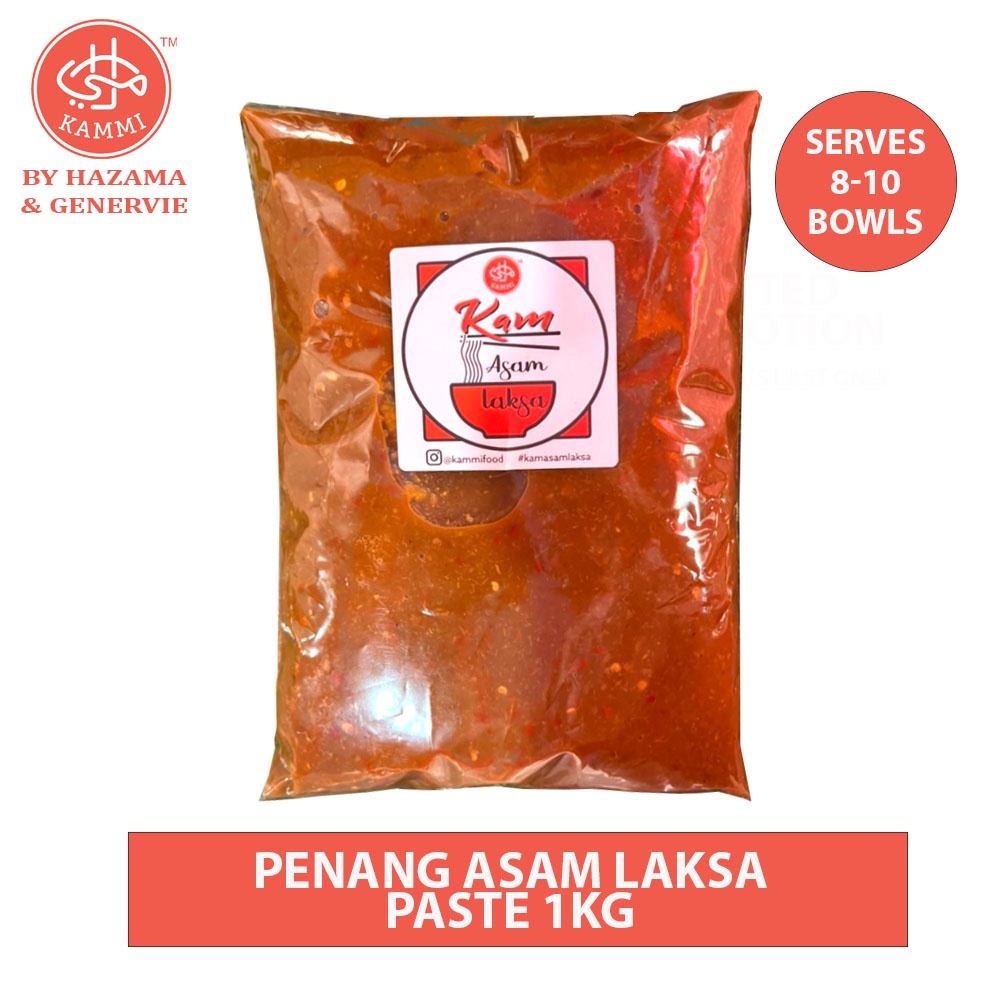 Kam Asam Laksa Paste by Hazama Penang Asam Laksa Paste for 8-10 people ...