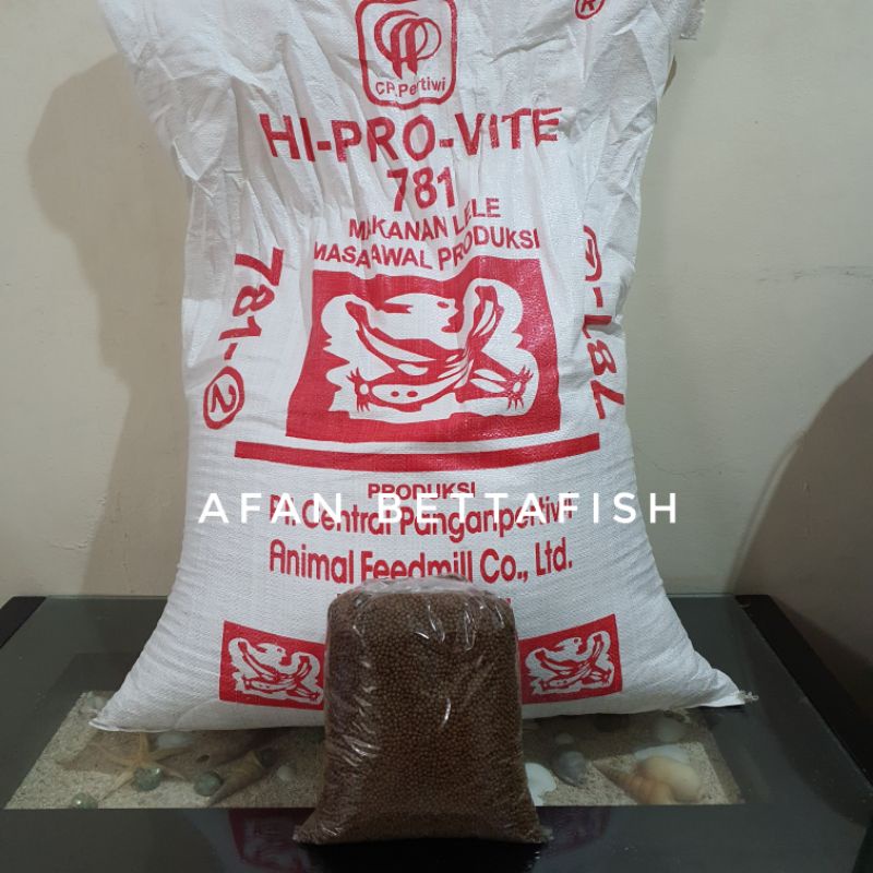 Hi PRO VITE 781-2 Catfish Feed/Tilapia Patin Pellet Repack 1kg | Shopee ...