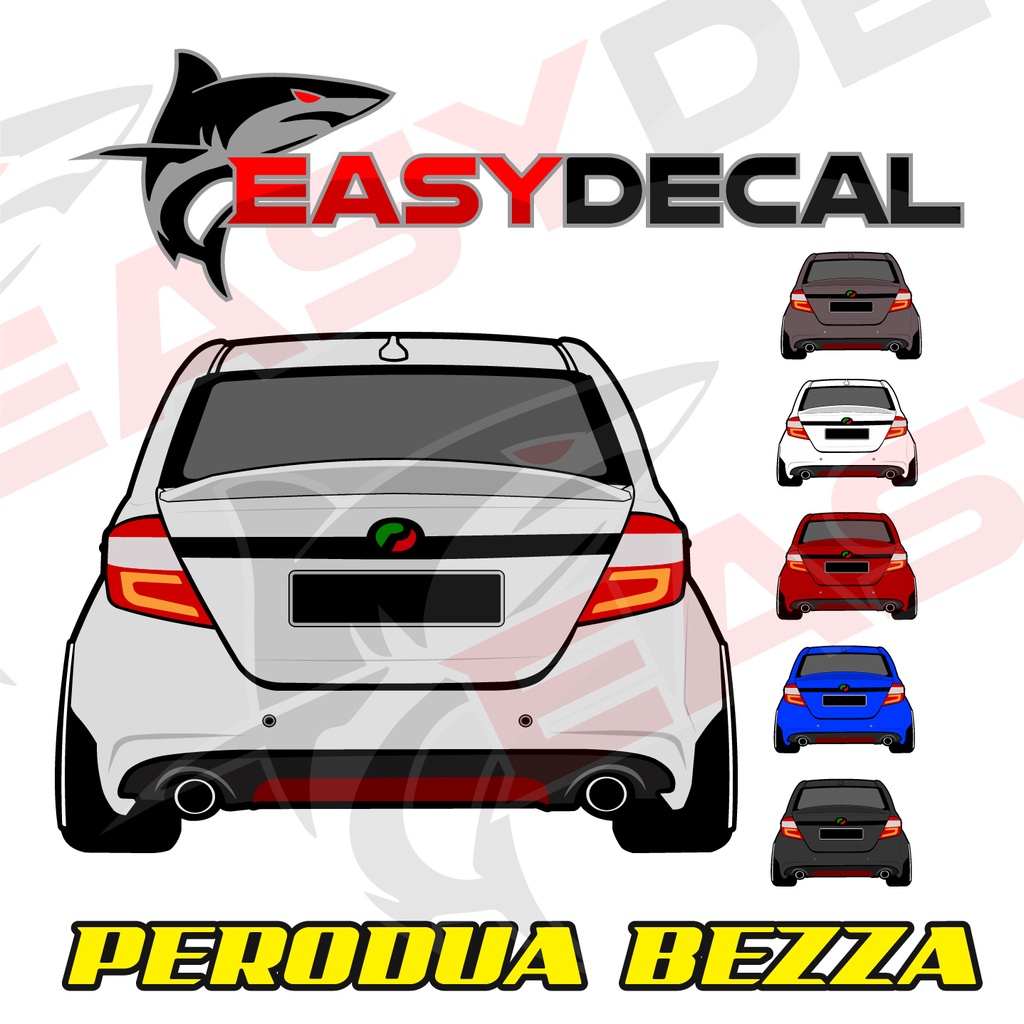 Perodua Bezza Sticker | Shopee Malaysia
