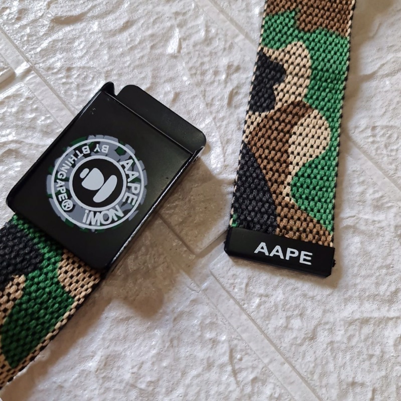 Bathing Ape BAPE Aape Tali Pinggang Celoreng Merah Hitam Lelaki ...