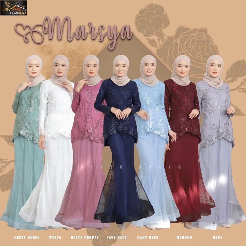 MARSYA MINI KURUNG jbe bravo baju nikah kahwin | Shopee Malaysia