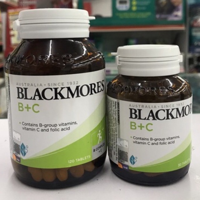 (GOODLIFE) - BLACKMORES MULTI B+C B VITAMINS + VITAMIN C - 30's/120's ...