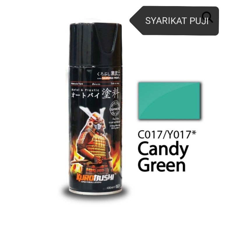 SAMURAI CANDY GREEN C017/Y017* SPRAY X 400ML | Shopee Malaysia