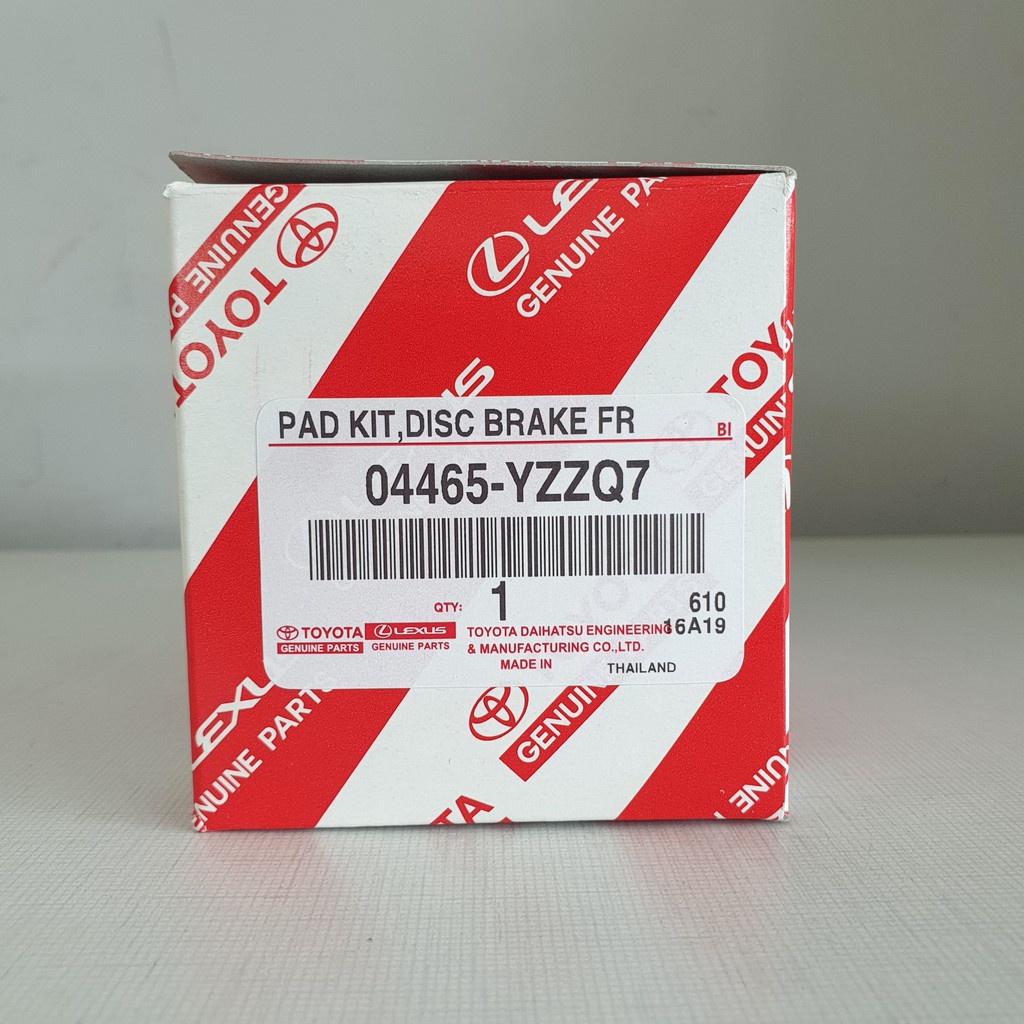 TOYOTA FRONT BREAK PAD FOR TOYOTA HILUX GUN125 (04465-YZZQ7) | Shopee ...